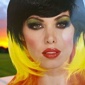 Rubie's | Hair | Rubies Costumes Tricolor Candy Corn Wig Black Orange ...